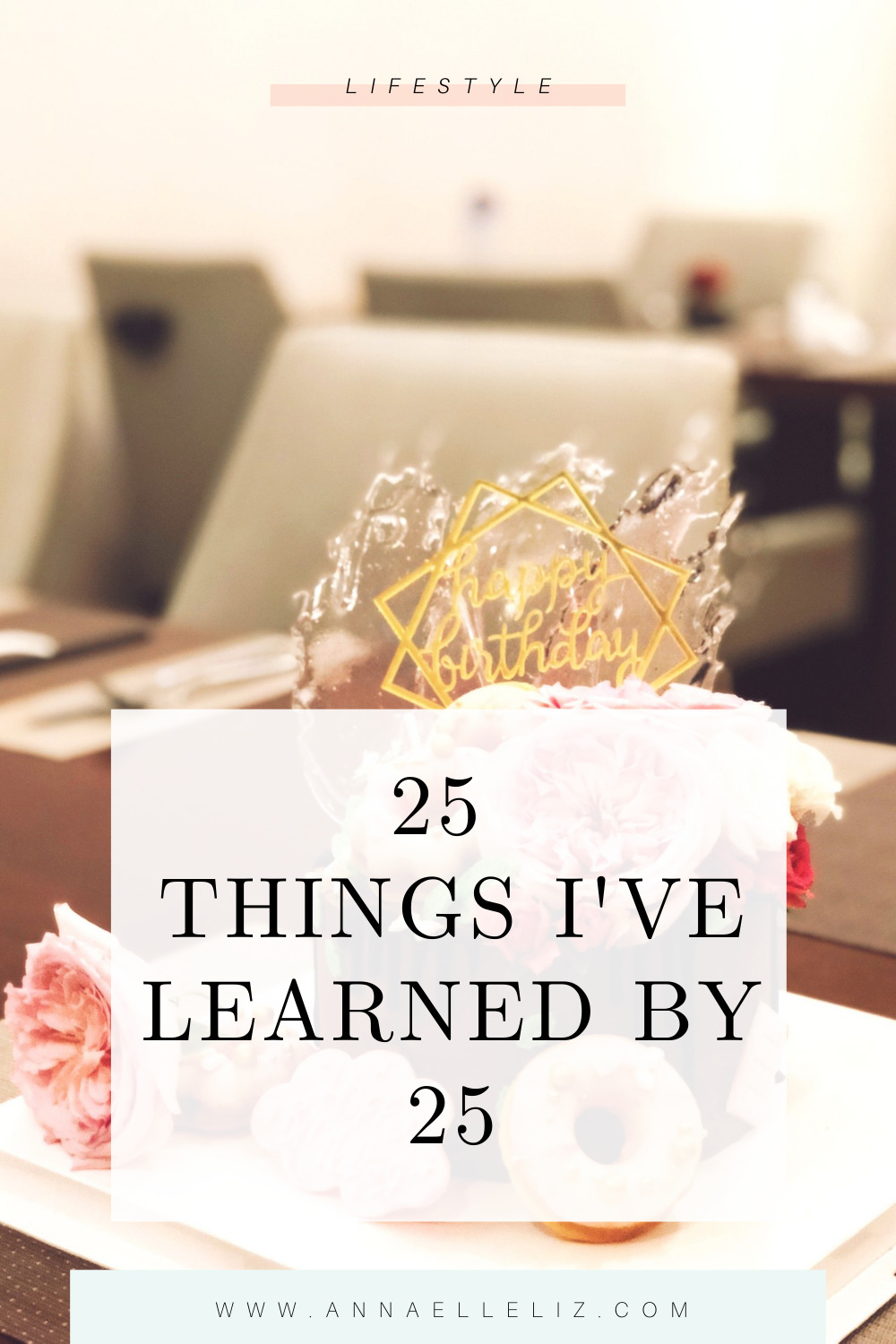 25 Things I’ve Learned By 25 | Anna Elle Liz